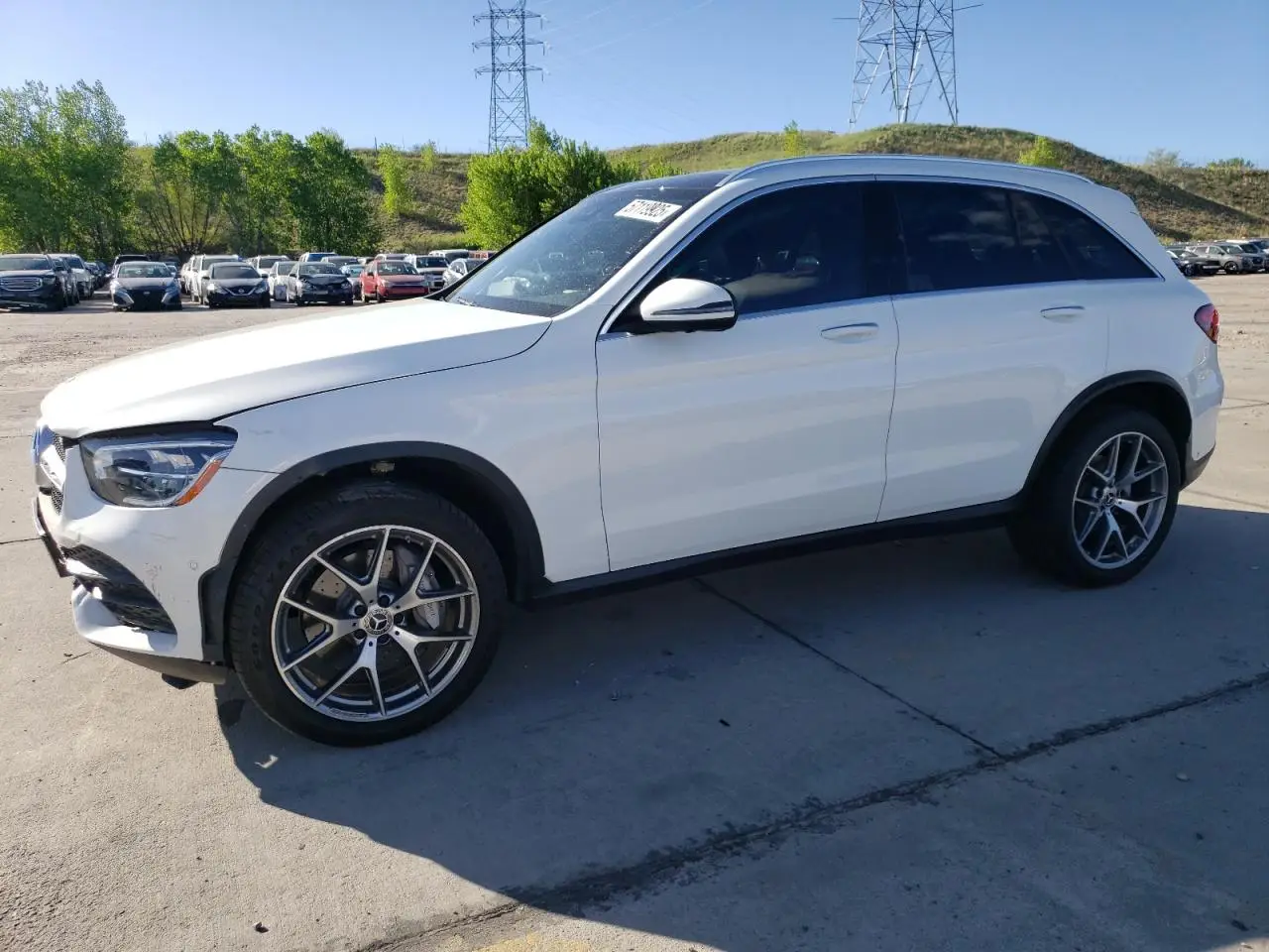 VIN: W1N0G8EB8NG109916 | MERCEDES-BENZ GLC-CLASS 2022 GLC 300 4M WHITE ...