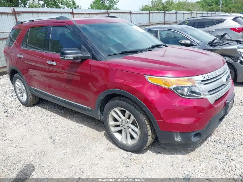 VIN: 1FM5K7D81DGB38485 | FORD EXPLORER 2013 XLT Red 3.5L V-6 DOHC, VVT ...