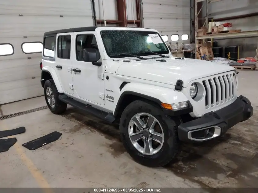 VIN: 1C4HJXEG2MW655357 | JEEP WRANGLER UNLIMITED 2021 SAHARA 4X4 3.6L V ...
