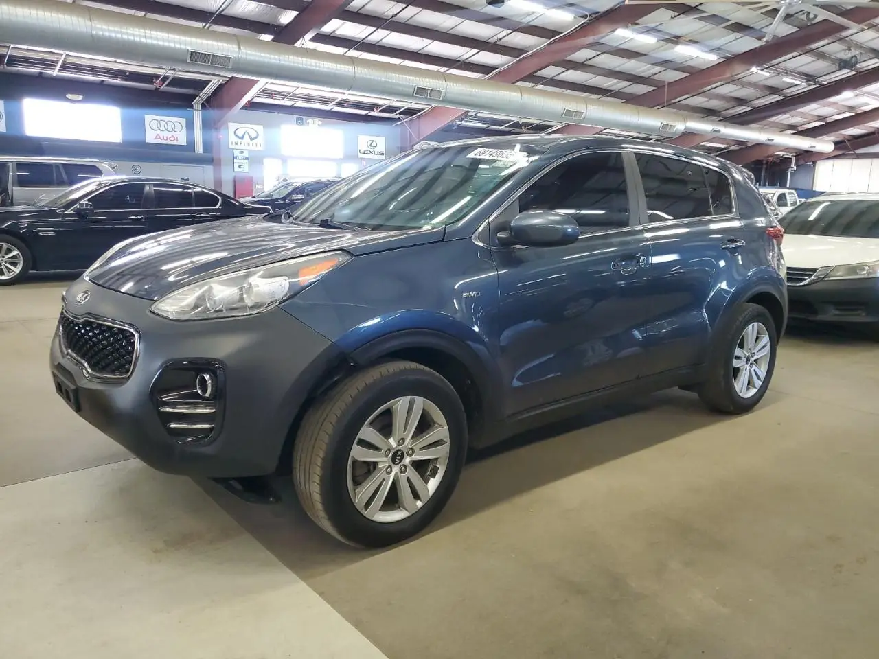 VIN: KNDPMCACXH7196674 | KIA SPORTAGE 2017 L BLUE 2.4L 4 free car ...