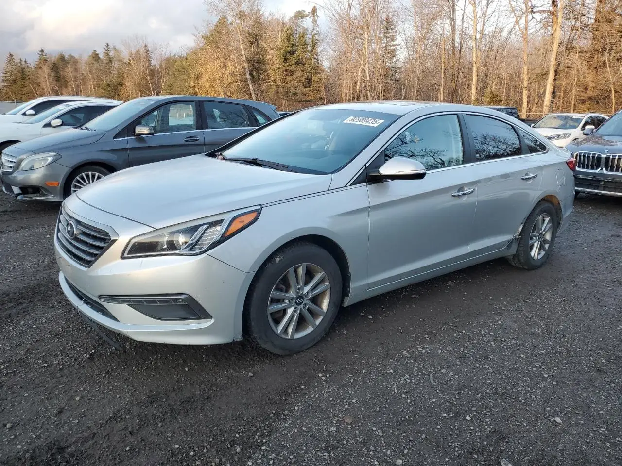VIN: 5NPE24AF5HH449814 | HYUNDAI SONATA 2017 SE SILVER 2.4L 4 free car ...